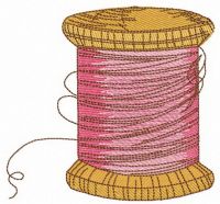 Spool of thread 2 embroidery design