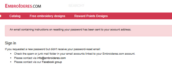Reset Your Password on Embroideres | Quick & Easy